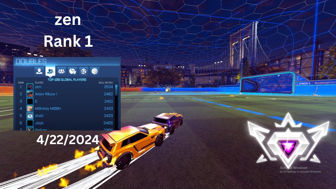zen Rank 1 2v2 Replay 4/22/2023 | Rocket League - YouTube