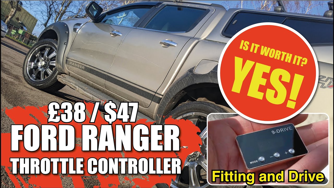 Ford Ranger throttle controller installation drive and review, 100% ...