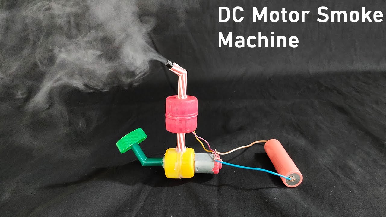 How To Make Motor Smoke Machine At Home With Dc Motor | Diy Mini Smoke ...