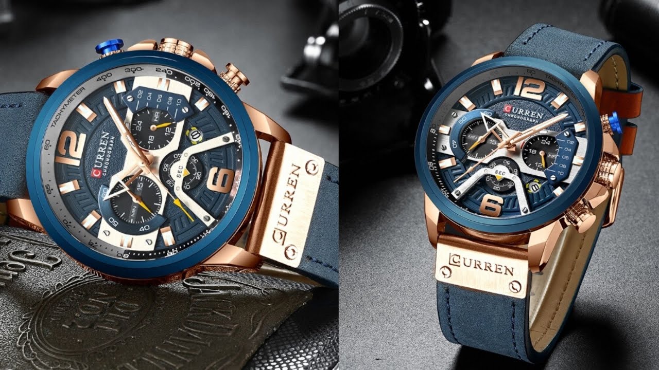 Nuevo RELOJ CURREN 8329 de LUJO para HOMBRES - YouTube