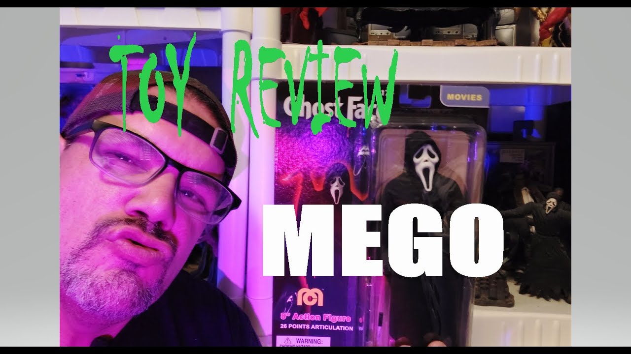MEGO , GHOST FACE ACTION FIGURE , FROM THE HORROR MOVIE SCREAM . # ...