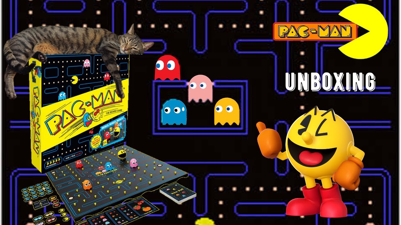 Pac Man The Board Game / Juego de Mesa / Buffalo Games - Unboxing - YouTube