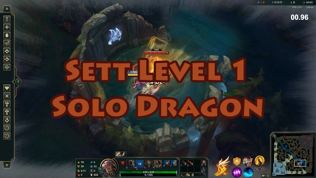 Sett Level 1 Solo Dragon Season 12 [1:06.96] - YouTube