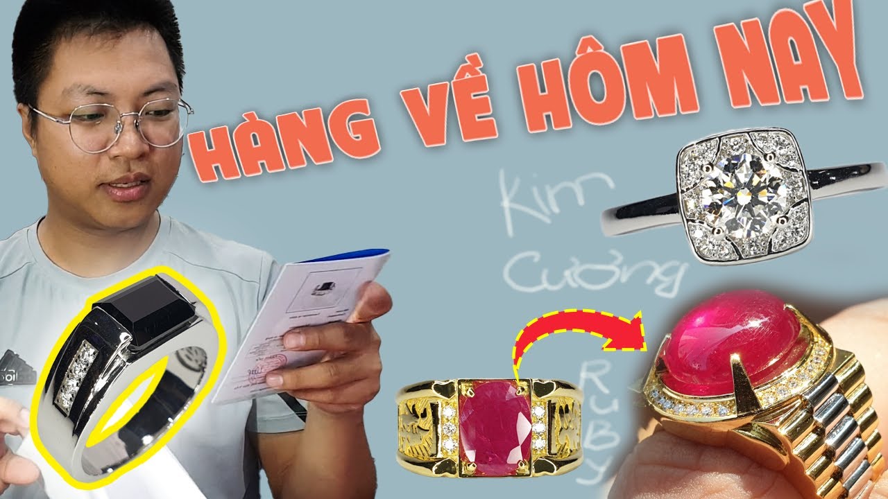 Ruby Kim Cương TourMaline rất nhiều siêu phẩm TahiGems - YouTube