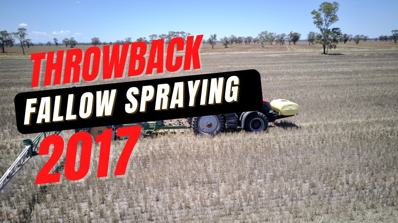 Fallow spraying with Goldacres tow behind - YouTube