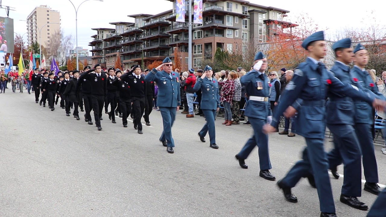 2019 Remembrance Day New Westminster - March Past - YouTube