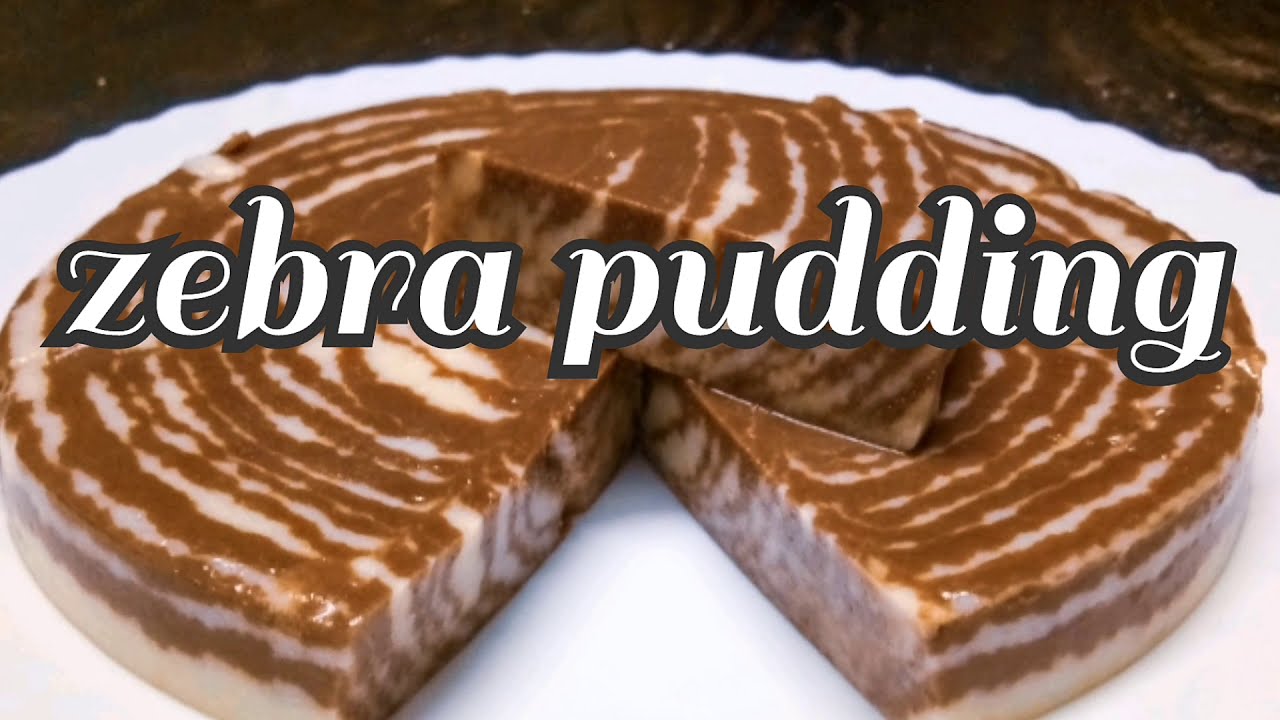Zebra pudding /easy marble pudding recipie /by Hanfa's cooking &crafts ...