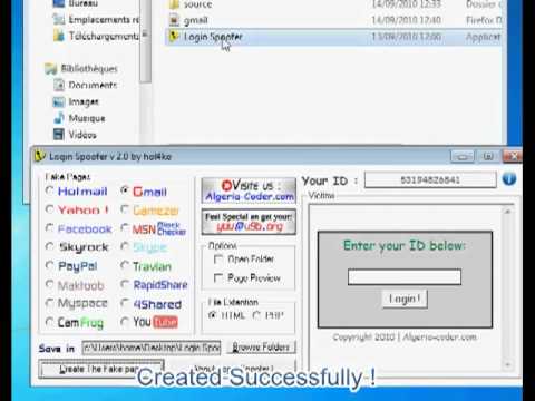 شرح برنامج (Login Spoofer) - YouTube