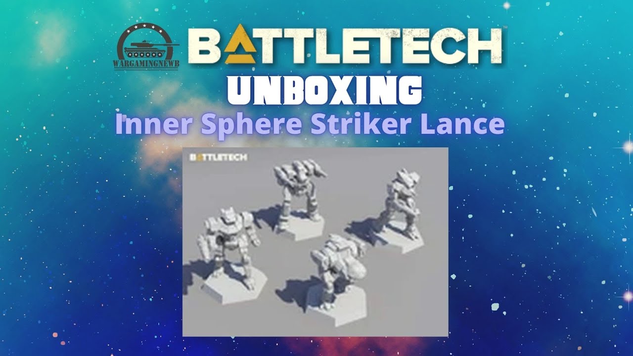 Unboxing Catalayst Games Battletech Inner Sphere Striker Lance [Unboxing] - YouTube