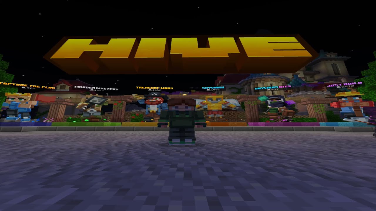 The new hive hub experience (Minecraft Funny Moments) - YouTube