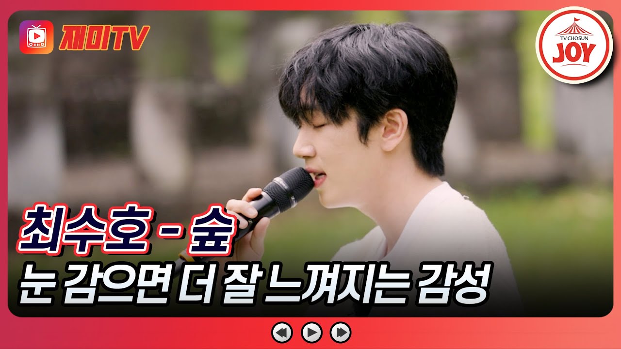 산따라물따라딴따라미방송 가사 천천히 음미하면서 들어보세요 최수호의 숲♪ Tv조선조이 Tvchosunjoy Youtube