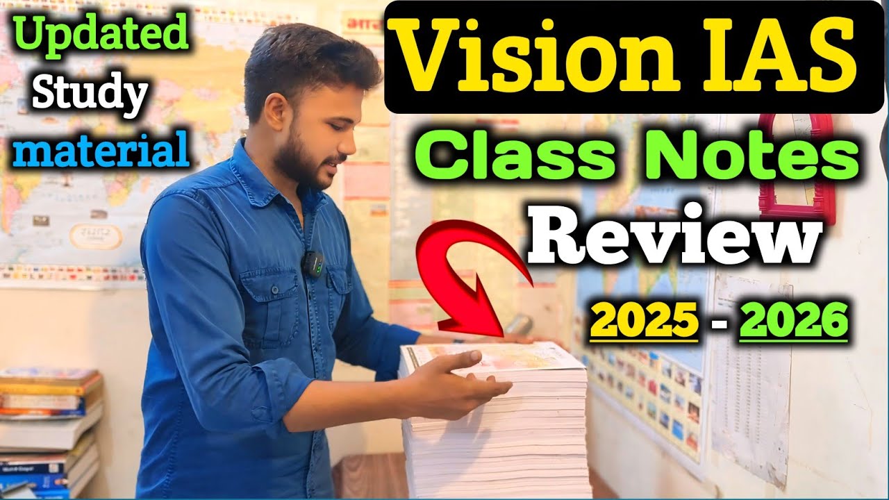 Vision IAS Notes Review 2025-2026 // Vision IAS UPSC Notes Review 2025 ...