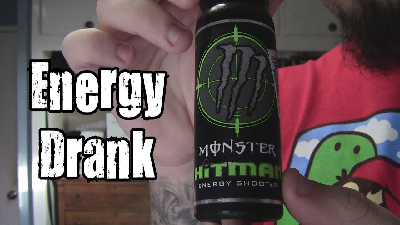 Energy Drank - Monster Hitman Energy Shooter vs. Ginseng Up Orange ...