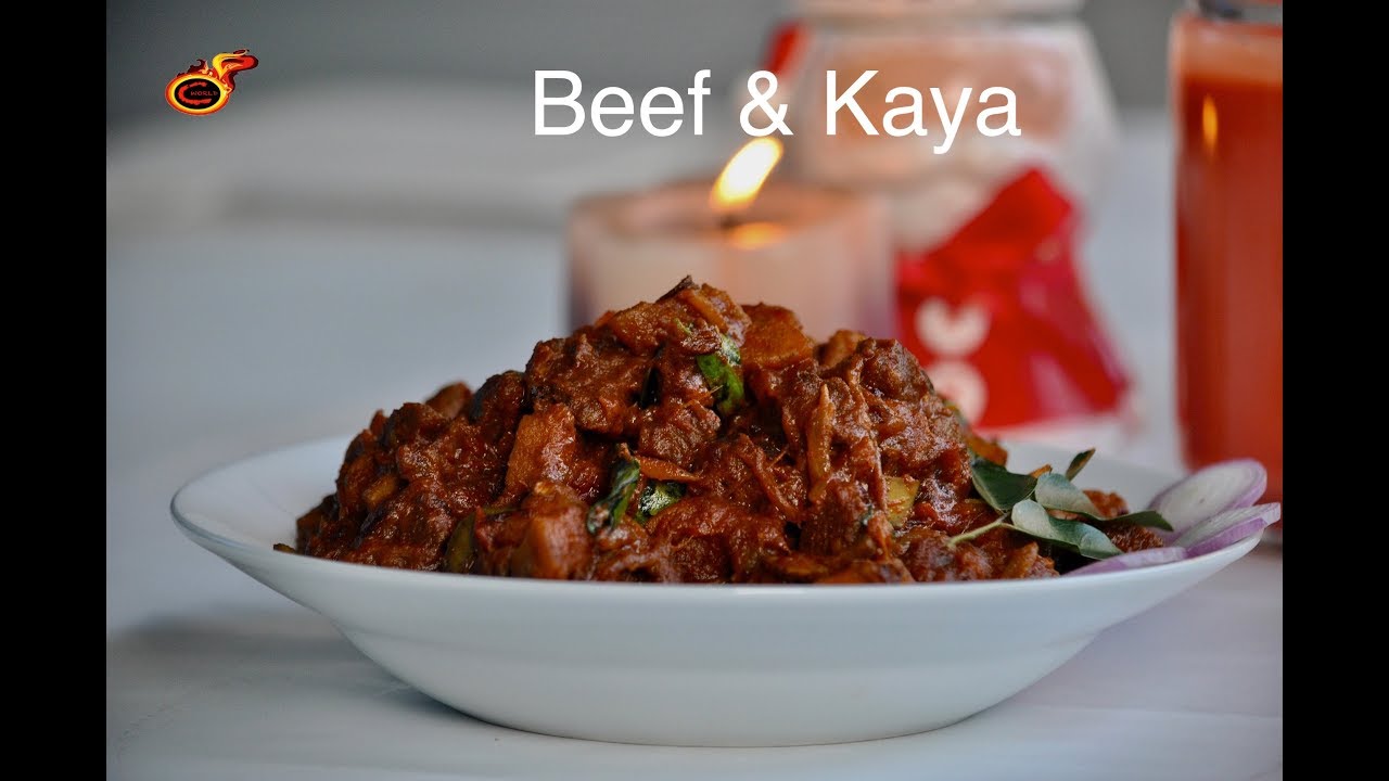 തനി നാടൻ ബീഫും കായയും ||Kerala Beef & Kaya || Beef with Raw Banana ...