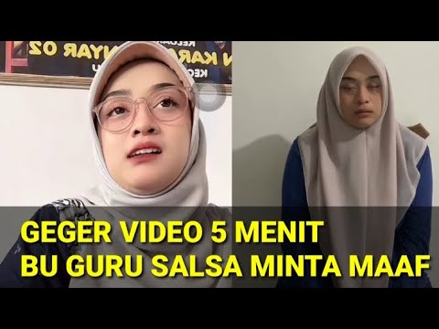 Geger Video 5 Menit Joget Tanpa Busana, Bu Guru Salsa Beri Klarifikasi - YouTube