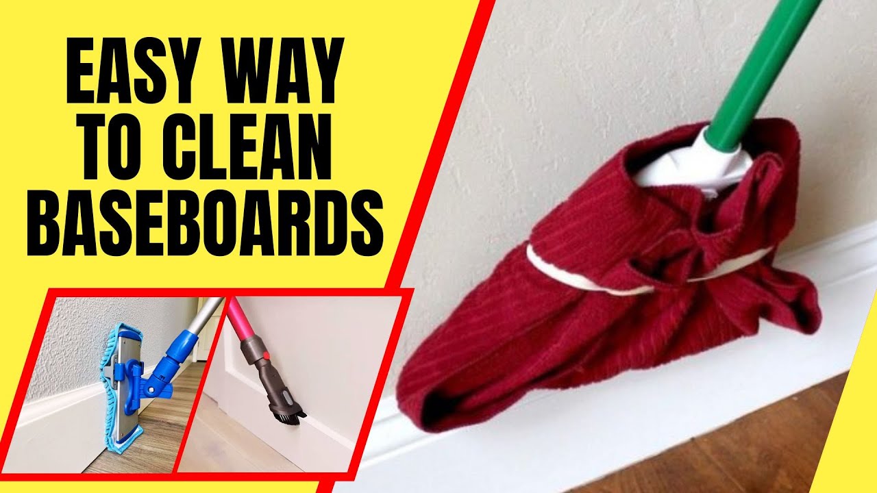 This is The Best Way to Clean Baseboards Without Bending Over - YouTube