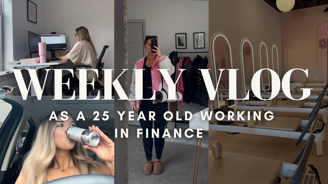 CORPORATE GIRL VLOG | working 9 to 5 in finance, work from home week ...