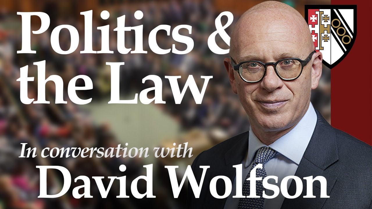 Politics And The Law In Conversation With Lord David Wolfson Shadow 0963