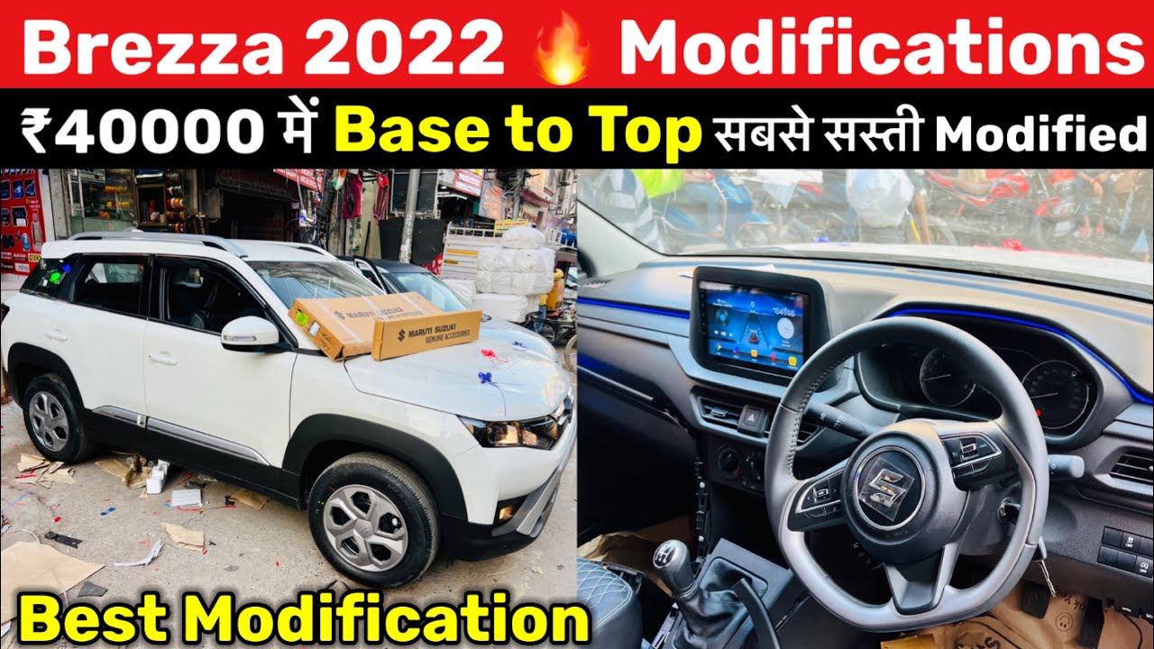 Brezza 2022 lxi modification brezza 2022 modified Brezza 2022 top model ...