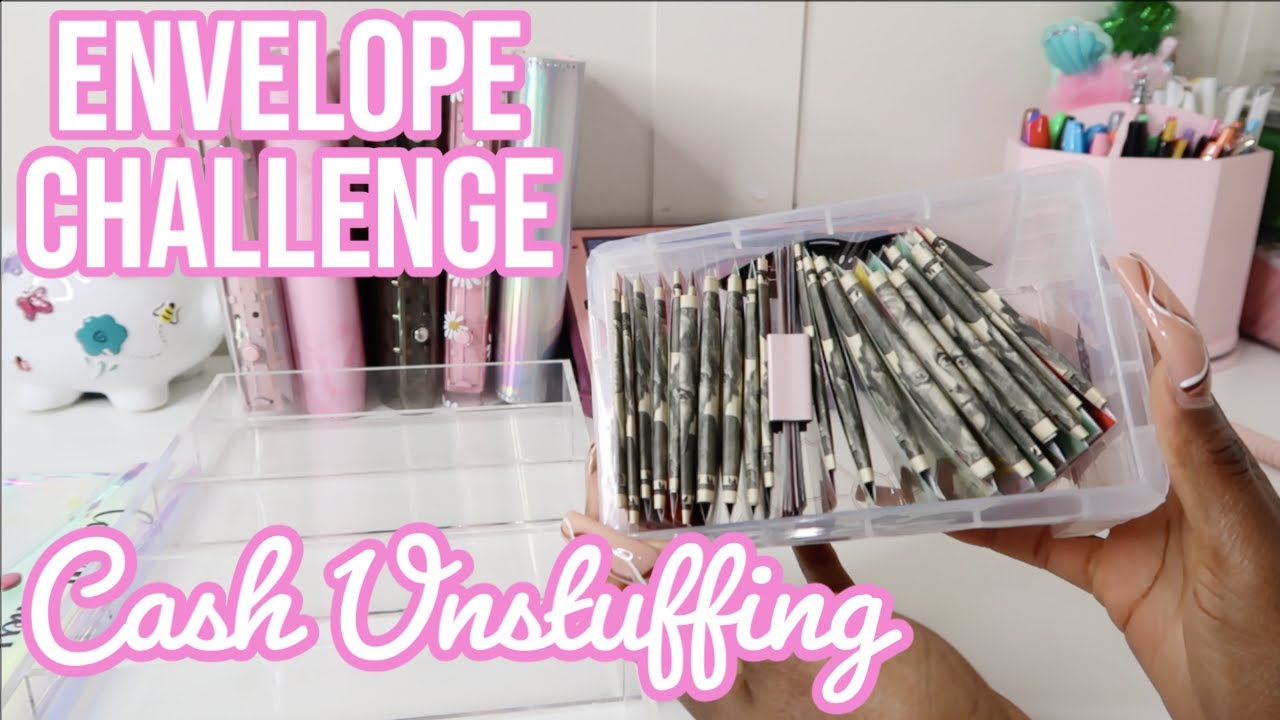 CASH ENVELOPE UNSTUFFING | SAVINGS CHALLENGES | 25 WEEK ENVELOPE ...