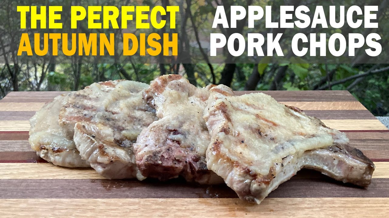 THE PERFECT AUTUMN DISH: PORK CHOPS AND APPLESAUCE | Weber Q Grill ...