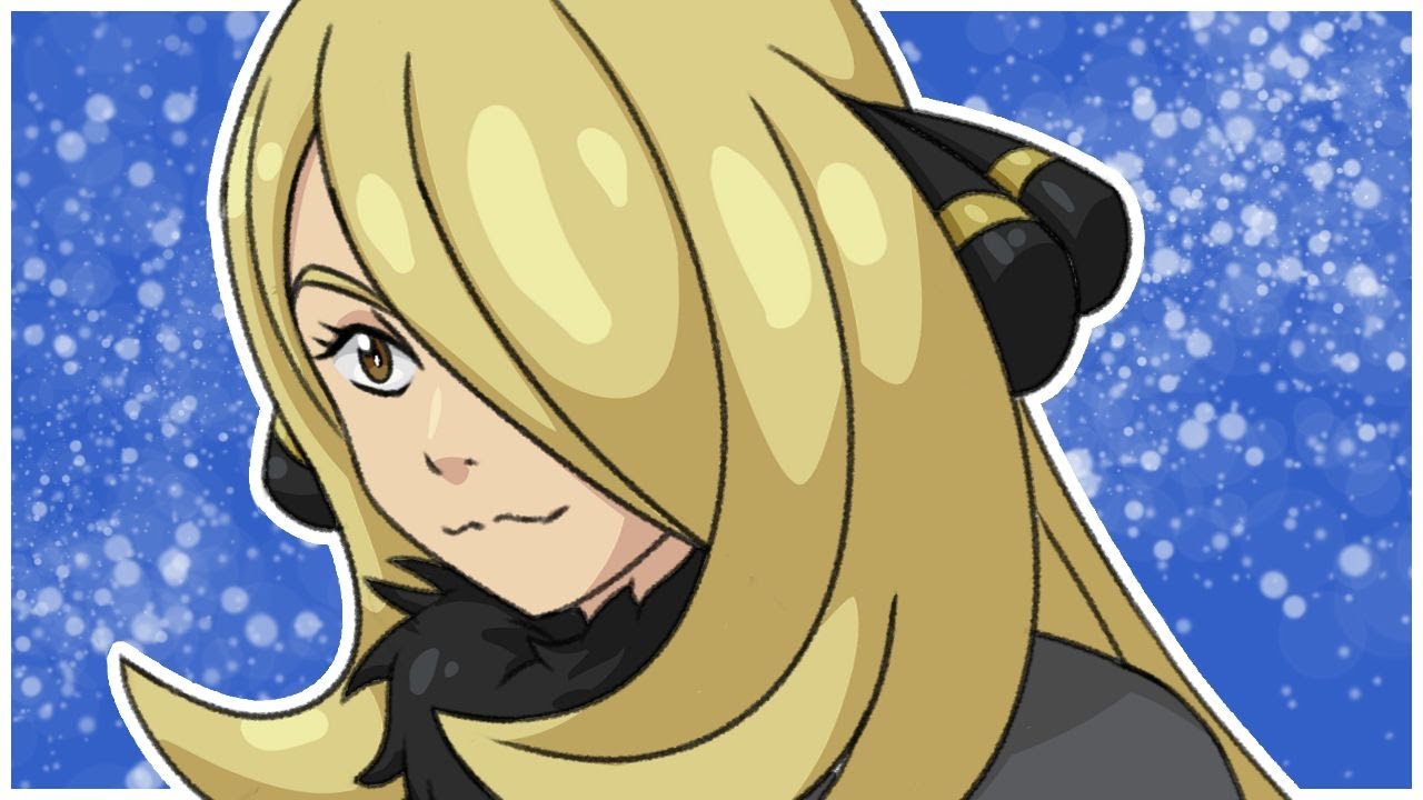 Pokemon Cynthia Speed Painting - YouTube