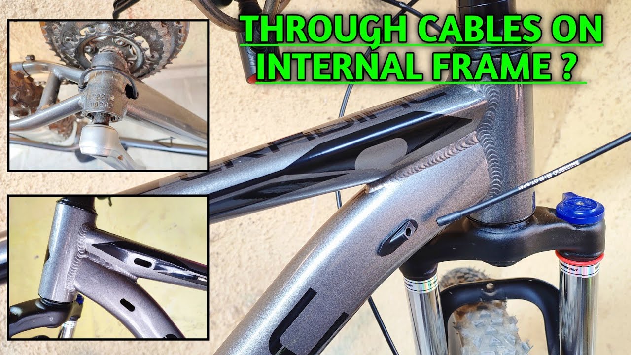 How To Through Cables On Internal Mtb Bike | Cradiac Alpha Bicycle ...