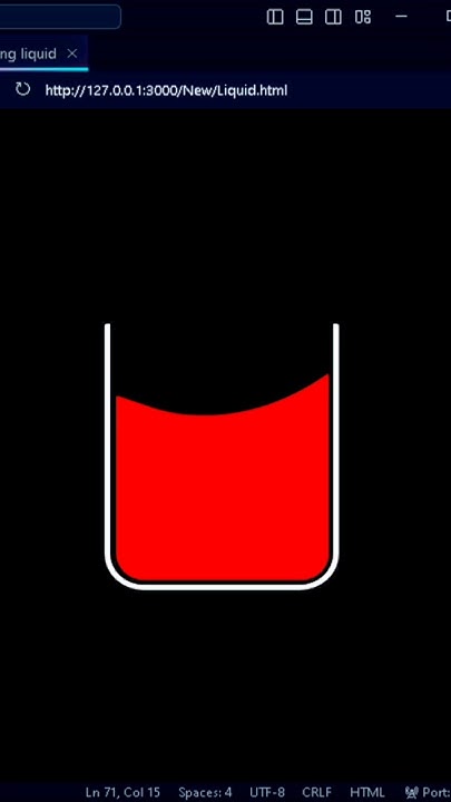 Floating Liquid | Animation | HTML CSS - YouTube