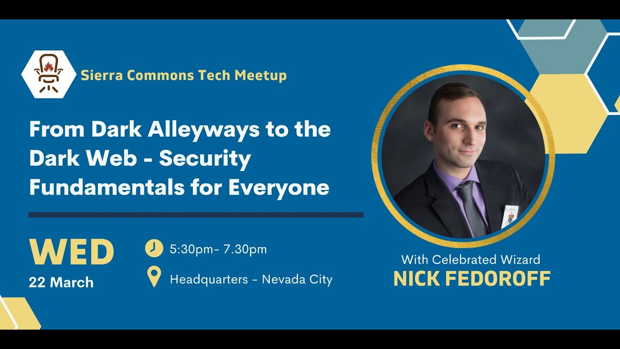 Security Tech Talk: From Dark Alleyways to the Dark Web - YouTube