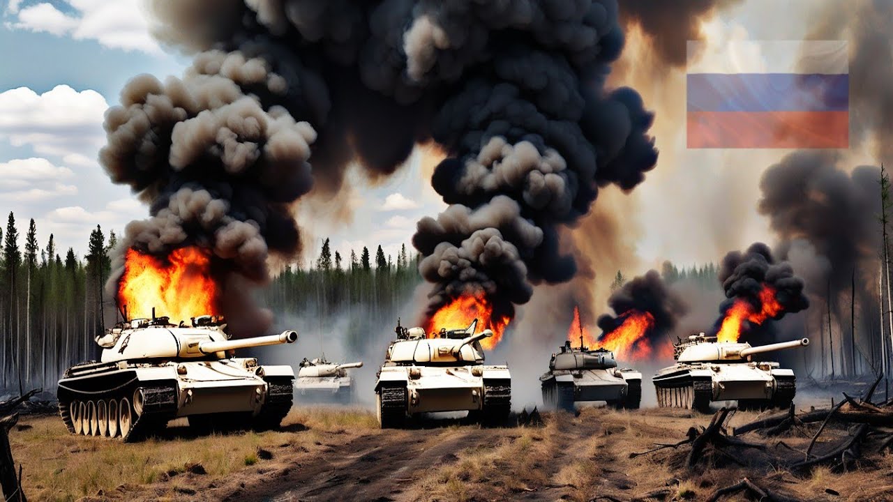 Terrifying Moment! How a Russian T-90M Was Blown Up By a Deadly ...