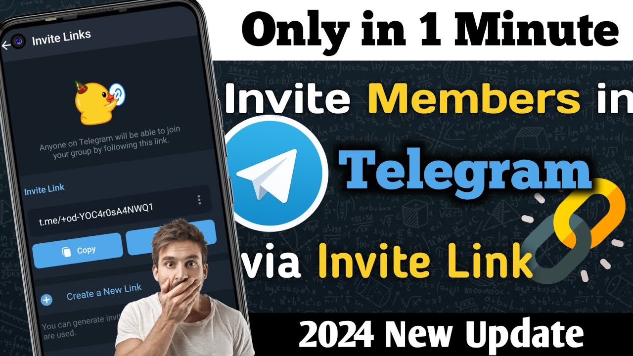 Telegram Group पर Member कैसे Add करें, Invite Link से || Add Members ...