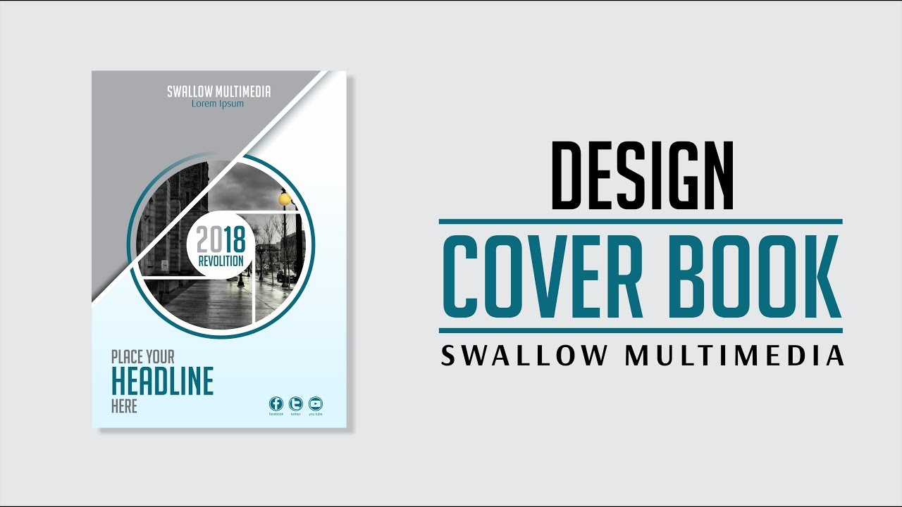 tutorial desain cover dokumentasi simple | corel draw x9/2017 - YouTube