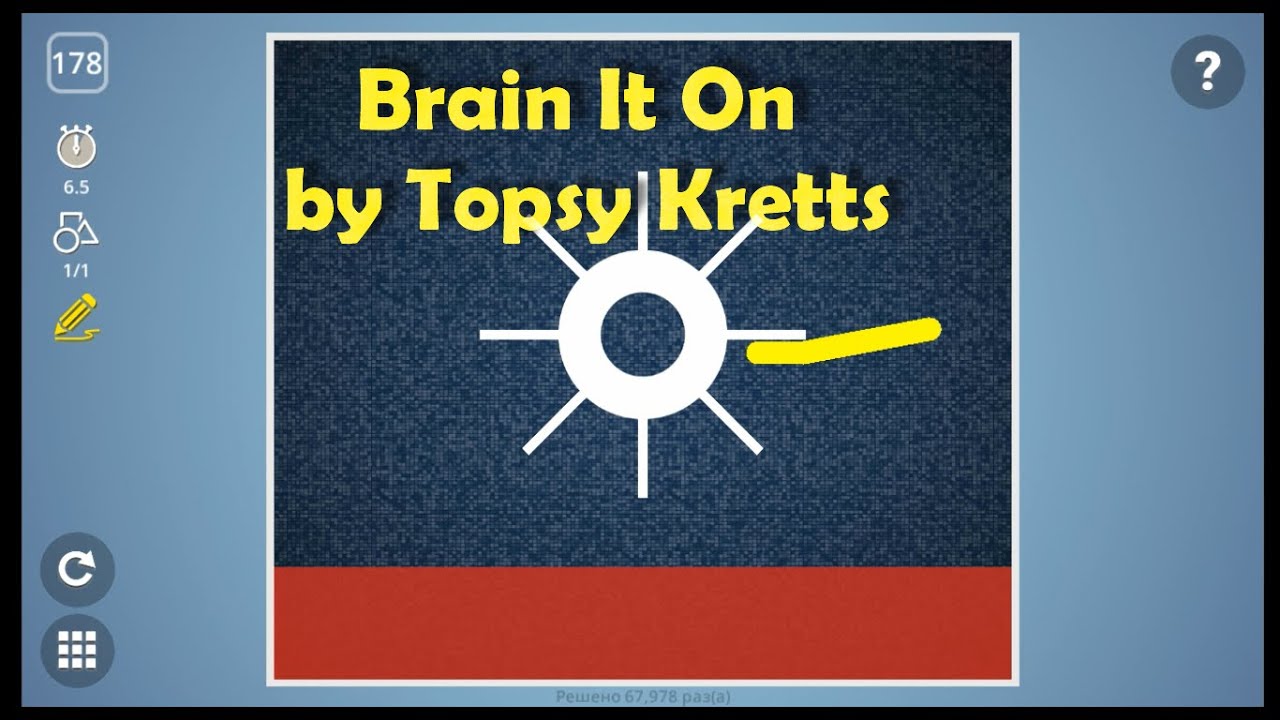 Brain It On Level 178 - YouTube