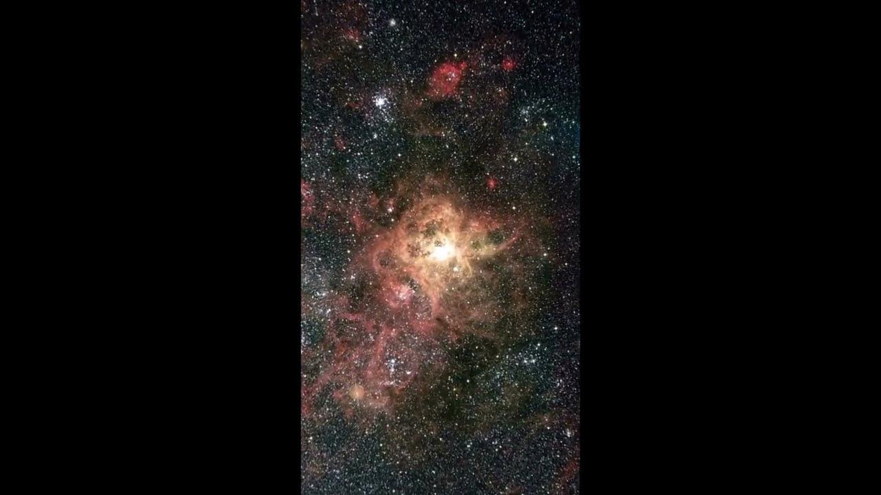 Tarantula Nebula captured by James Webb telescope. #jsw - YouTube