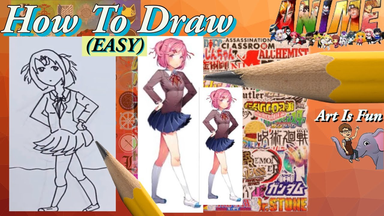 Natsuki | Drawing for Beginners | Fun Drawing Tutorials - YouTube