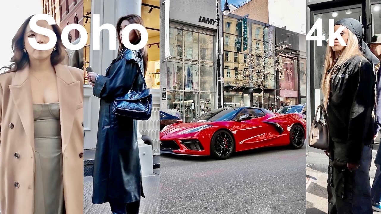 Soho Daylife NYC Vlog 🔥 Pretty Ladies & Soho Atmosphere Scenes Tour ...