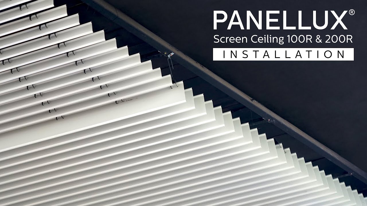 PANELLUX S Type Ceiling Installation - YouTube