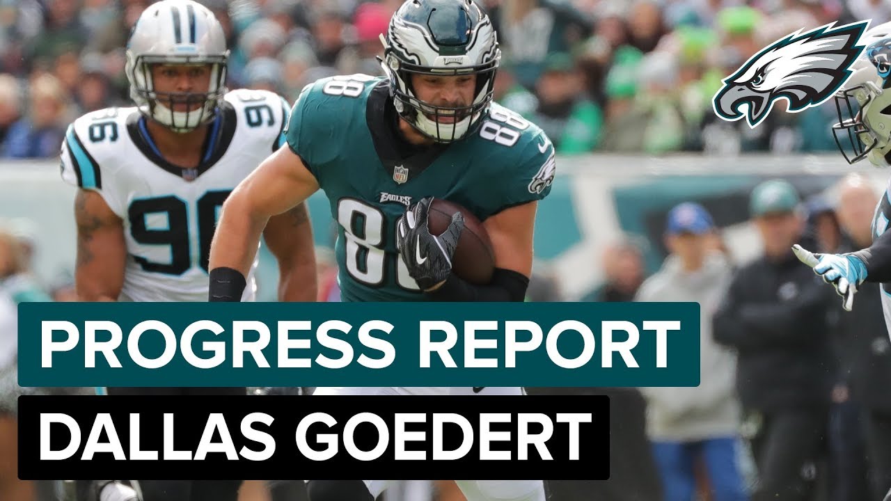 Progress Report: TE Dallas Goedert | Philadelphia Eagles - YouTube