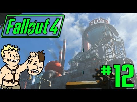 [12] Corvega Plant - Biggest Raider Base EVER!!! (Fallout 4 Playthrough ...