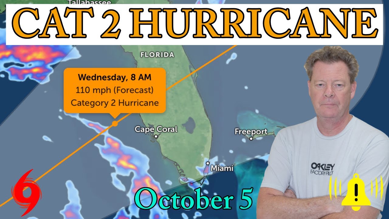 Cat 2 Hurricane Heading Our Way Marco island News - YouTube