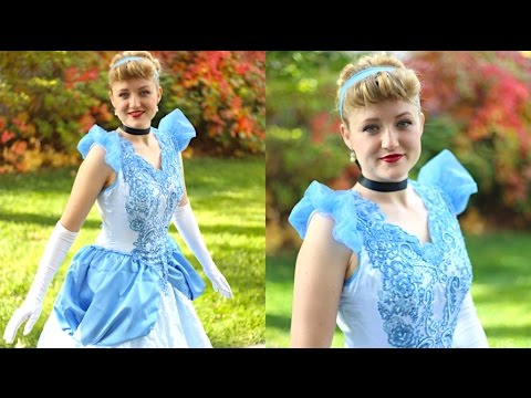 How To Make A Cinderella Disney Princess Dress! - YouTube