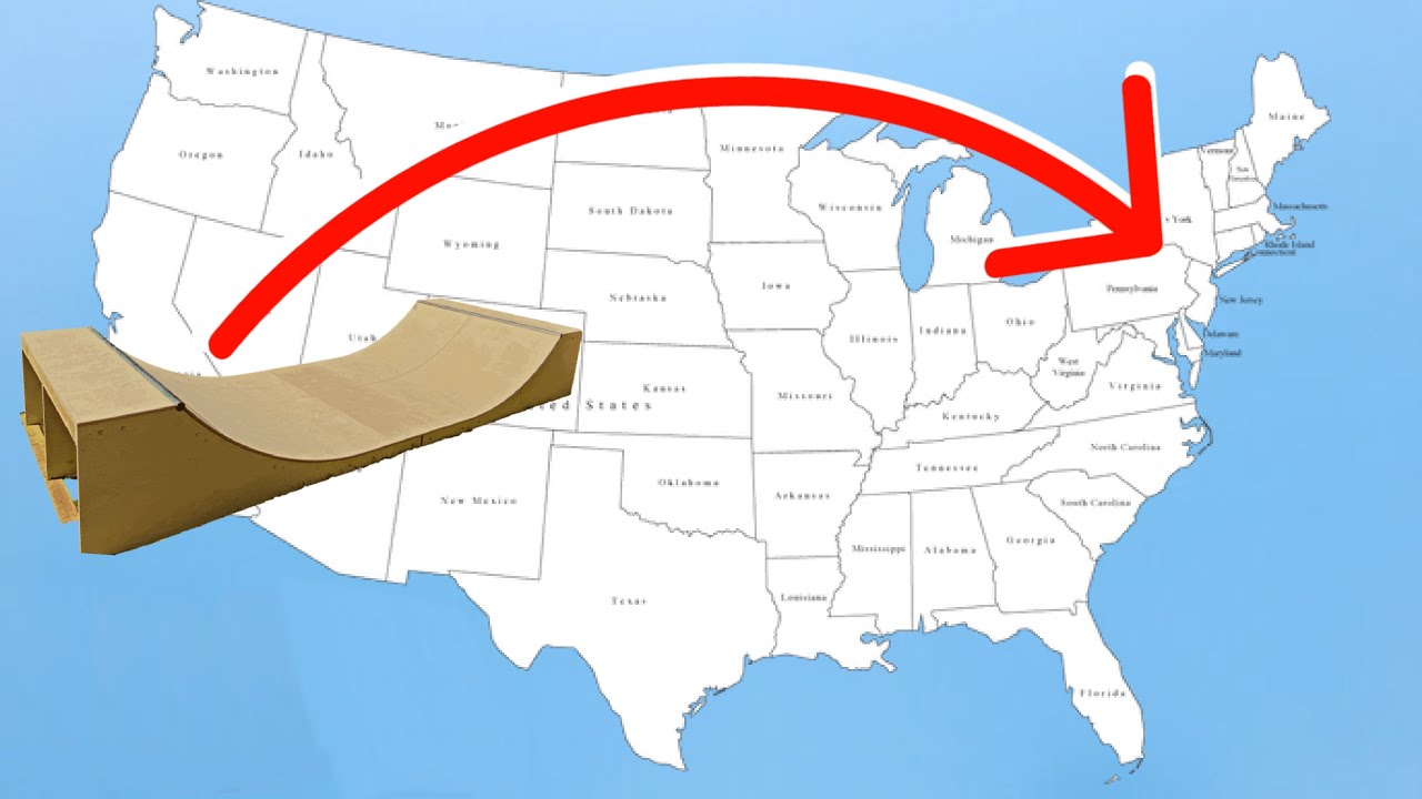 How to Ship a 2,000 lbs MINI RAMP across the United States - YouTube