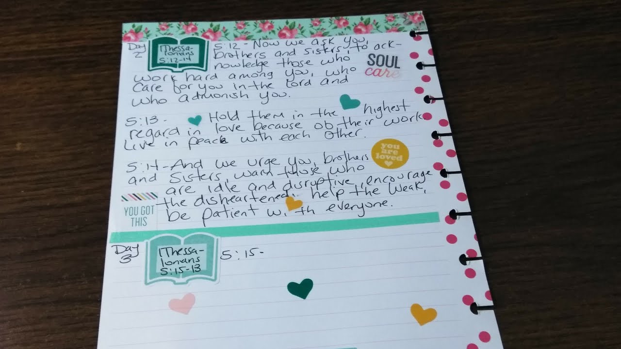 Day 2: Daily Scripture Writing April 2019 - YouTube