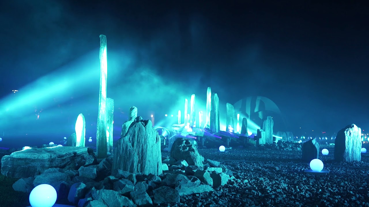 NARUTO ART GATE ILLUMINATION 2017_LightShow - YouTube