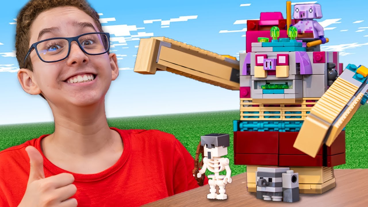 LEGO MINECRAFT LEGENDS - BATALHA DO DEVORADOR - YouTube
