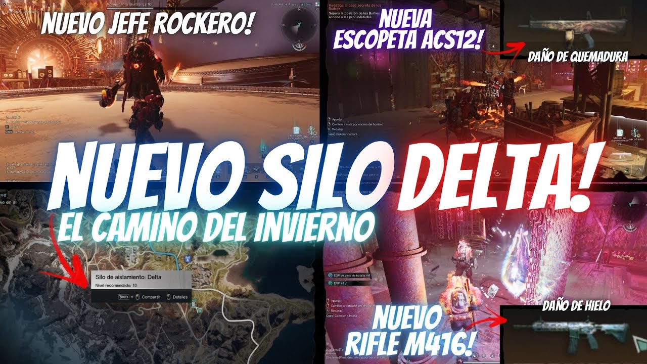 NUEVO SILO DELTA con las NUEVAS ARMAS! M416 y ACS12 en Camino del ...