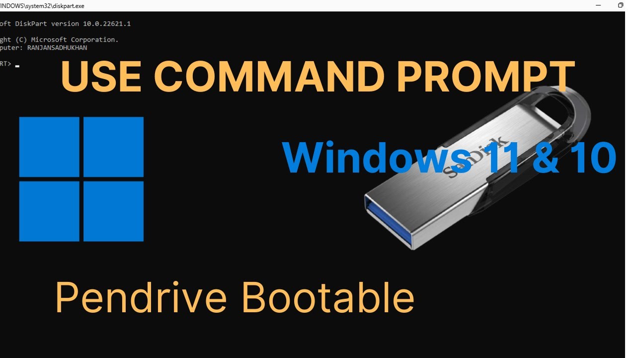 Level Up Your Skills: Diskpart Tricks for Windows 10 and 11 Bootable USB - YouTube