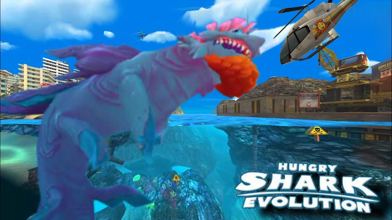 NEW NARRALLICLYUS LUMINITE SHARK WITH NEW HEAD - HUNGRY SHARK EVOLUTION ...