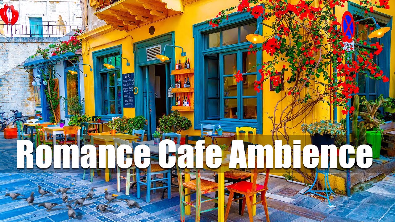 Romance Positano Cafe Ambience ♫ Italian Music - Bossa Nova Jazz Music ...