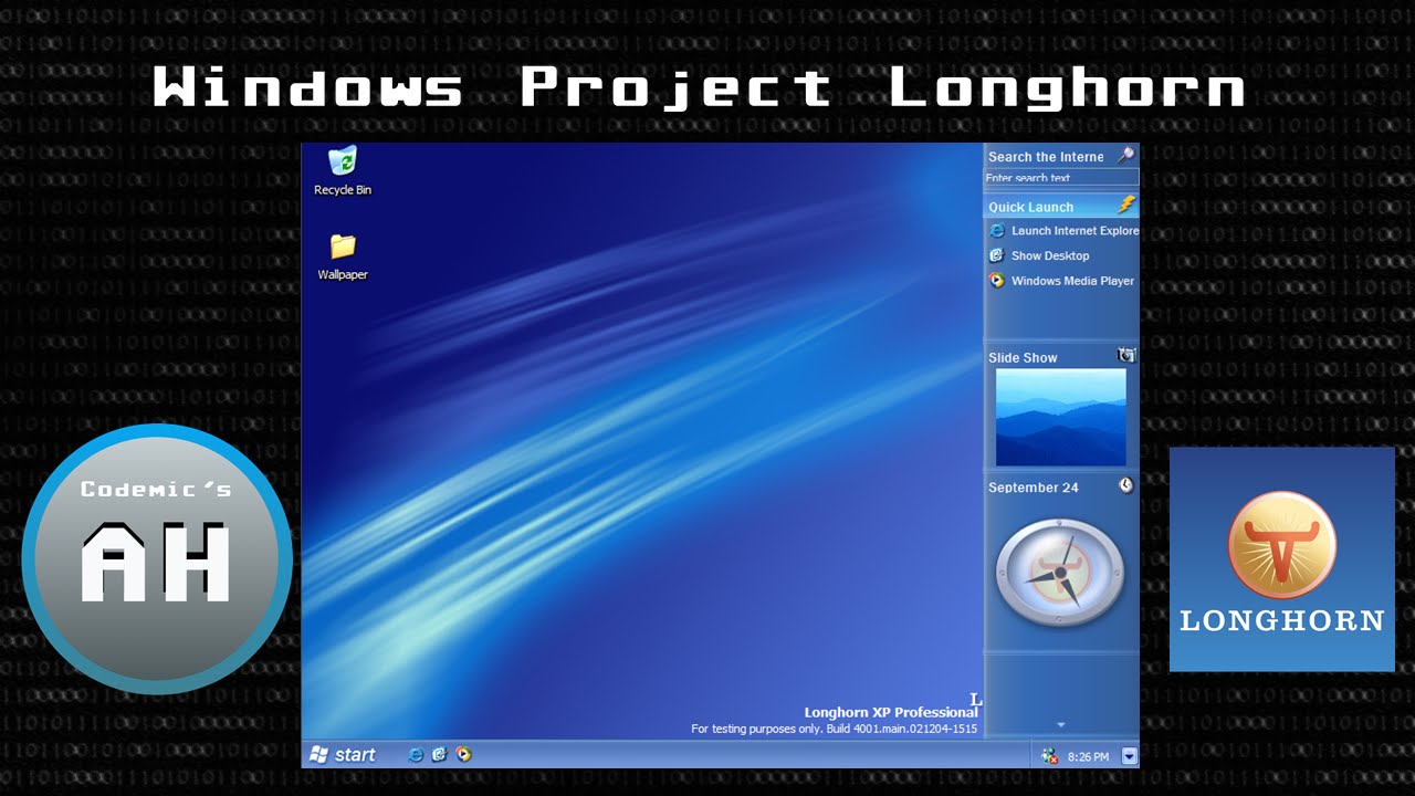 Longhorn Windows Gui